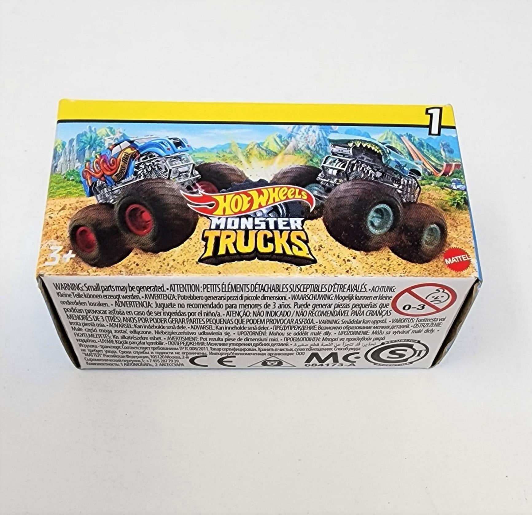 Hot Wheels Monster Trucks Mini Blind Box Yellow Wave Series 1 Play ...