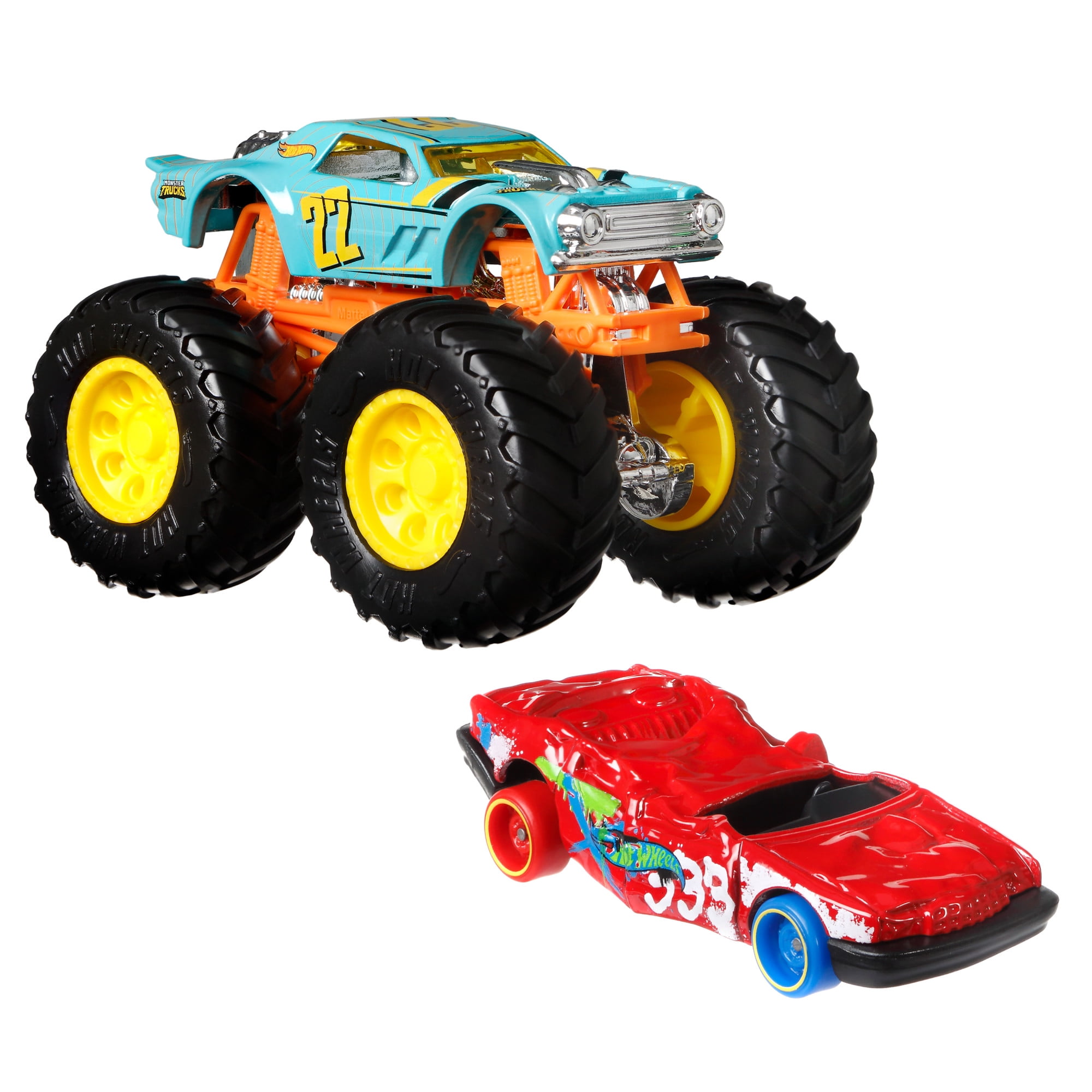 Hot Wheels Monster Trucks Night Shifter Combo Pack - Walmart.com
