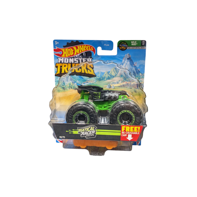 Hot Wheels Monster Trucks Ratical Racer - Walmart.com