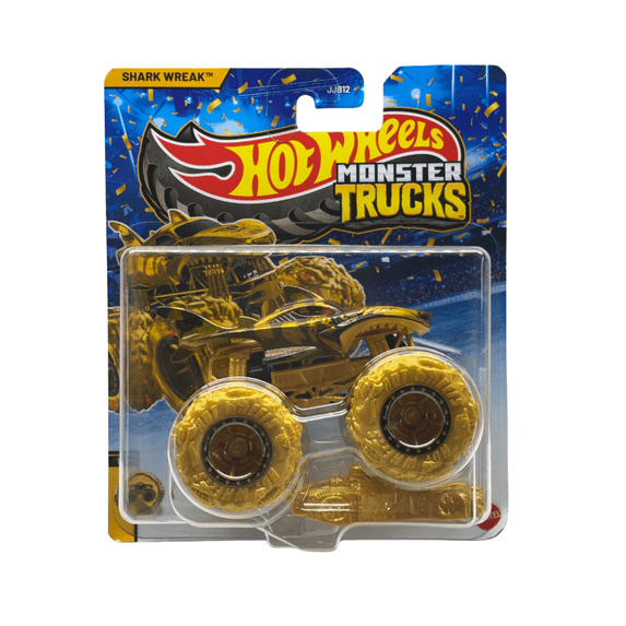 Hot Wheels Monster Trucks Shark Wreak Special Golden Edition 2026, 1:64 ...