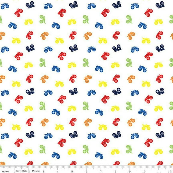 Monster Truck Fabric