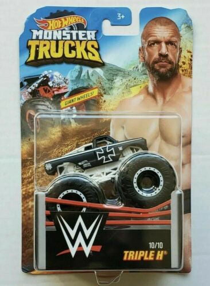 Hot Wheels Monster Trucks WWE Triple H 1:64 Scale - Walmart.com