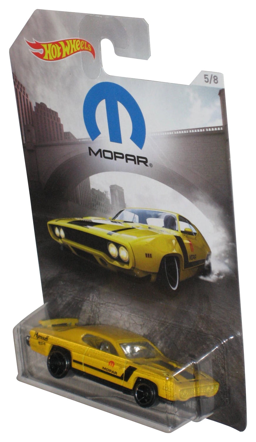 Hot Wheels Mopar (2017) Yellow '71 Plymouth Road Runner Toy Car 5/8 ...