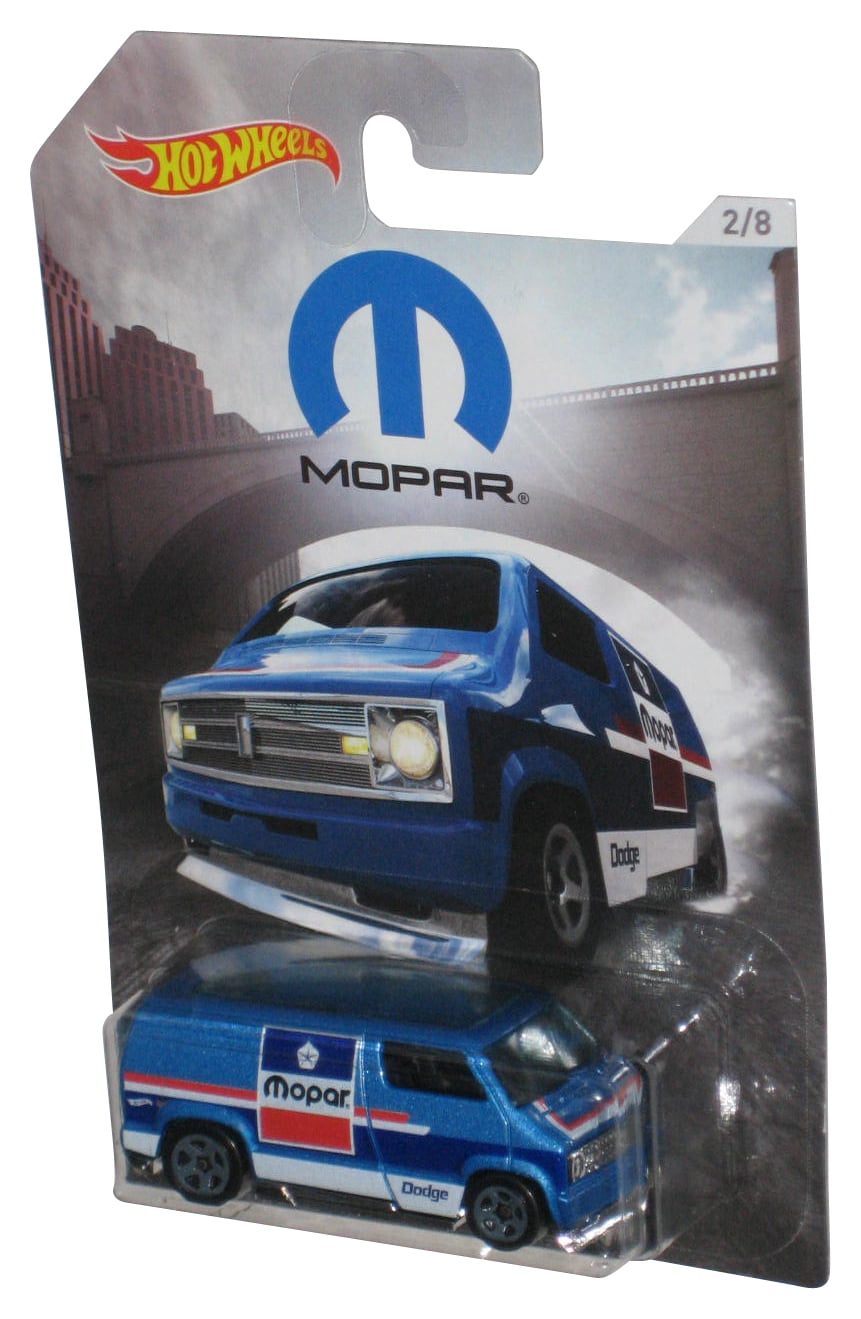 Hot Wheels Mopar Custom '77 Dodge Van (2017) Blue Mattel Toy 2/8 ...