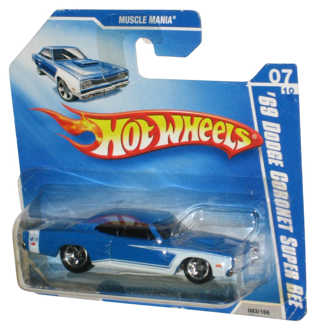 Hot Wheels Muscle Mania '09 Blue '69 Dodge Coronet Super Bee Car 083/ ...