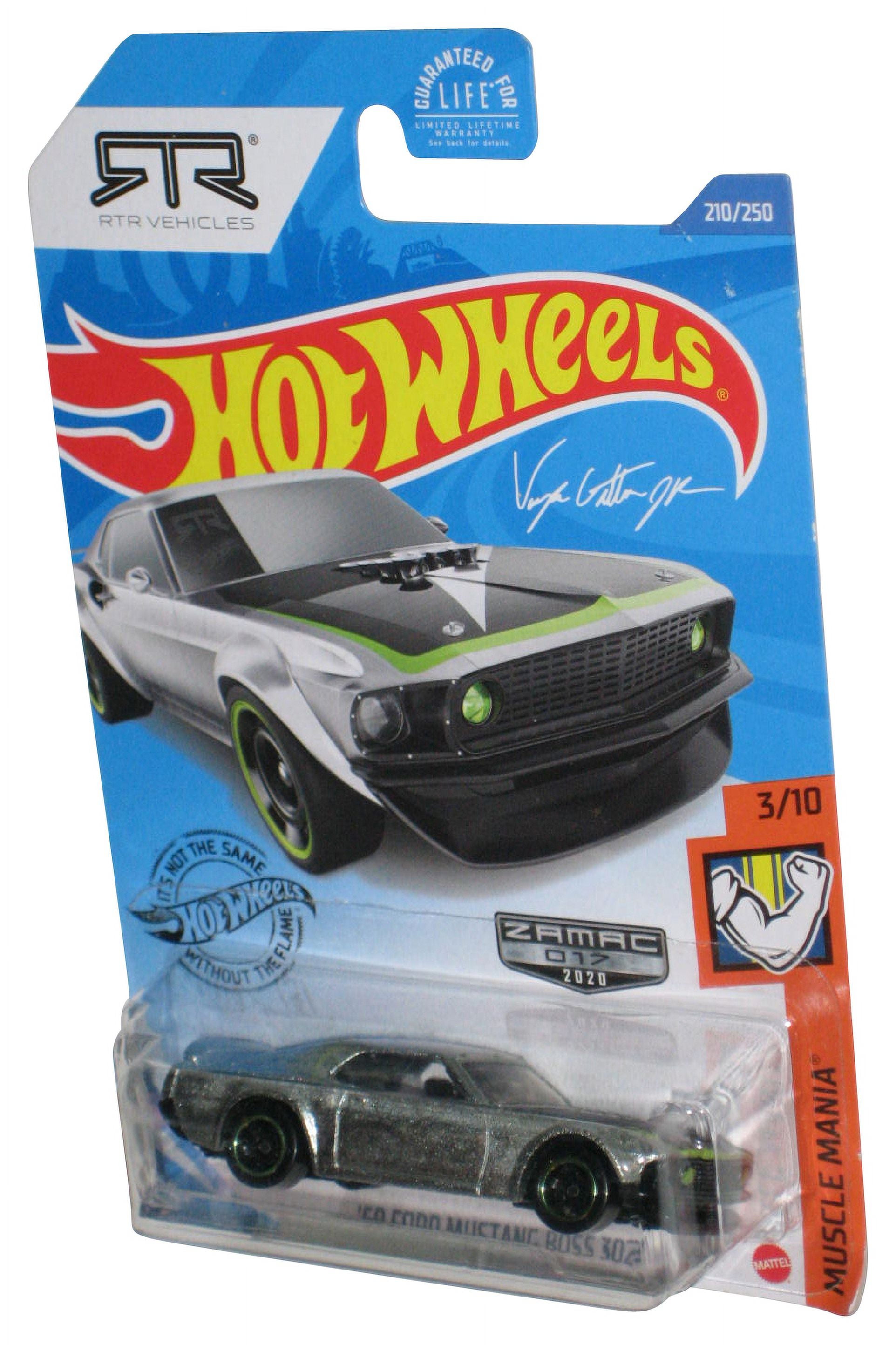 Hot Wheels Muscle Mania 3/10 (2017) Black '69 Ford Mustang Boss 302 Car ...