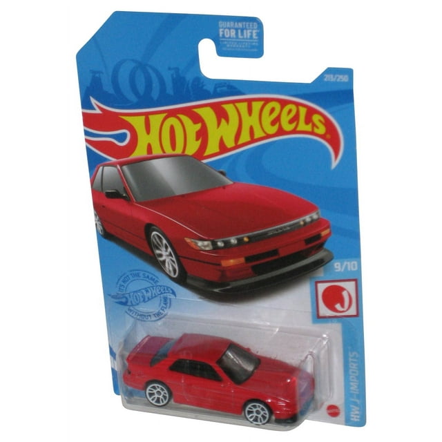 Hot Wheels Nissan Silvia S13 (2020) J-Imports 9/10 Red Toy Car 213/250 ...
