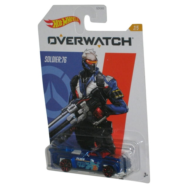 Hot Wheels Overwatch (2019) Solid Muscle Soldier 76 Toy Car 2/5 ...