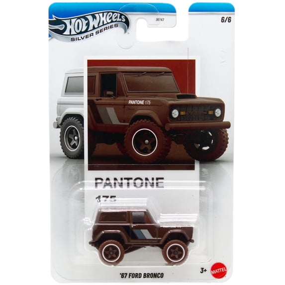 Hot Wheels Pantone '67 Ford Bronco Diecast Car (175) - Walmart.com