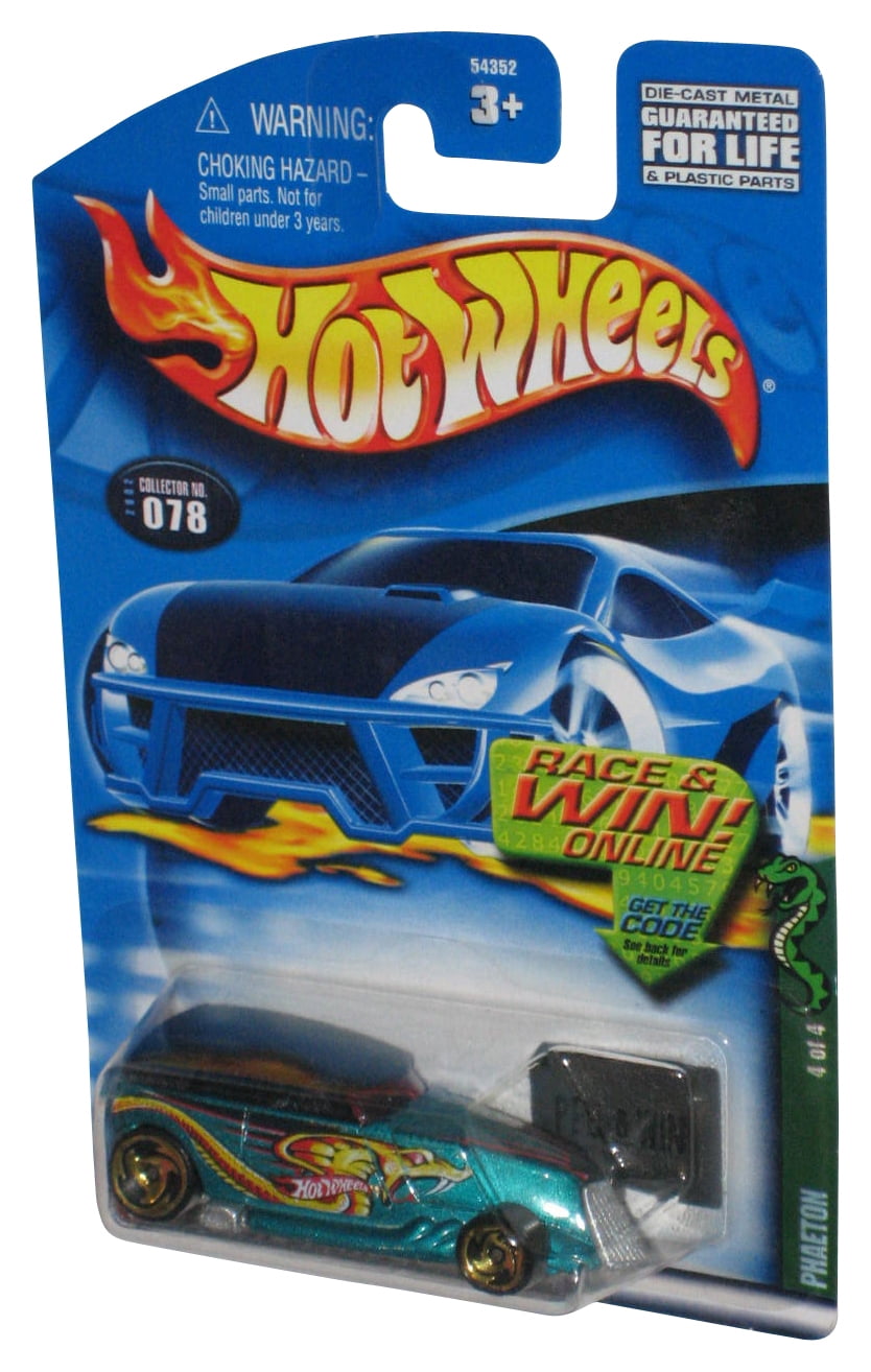 Hot Wheels Phaeton (2001) Mattel Green Die-Cast Toy Car #78 - Walmart.com