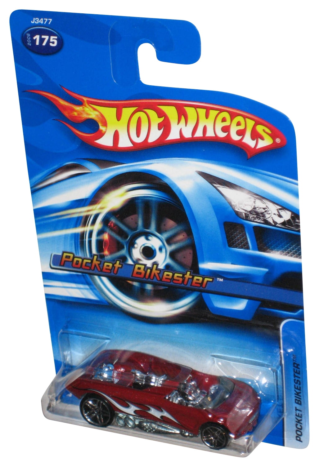 Hot Wheels Pocket Bikester (2006) Mattel Red Toy Car #175 - Walmart.com