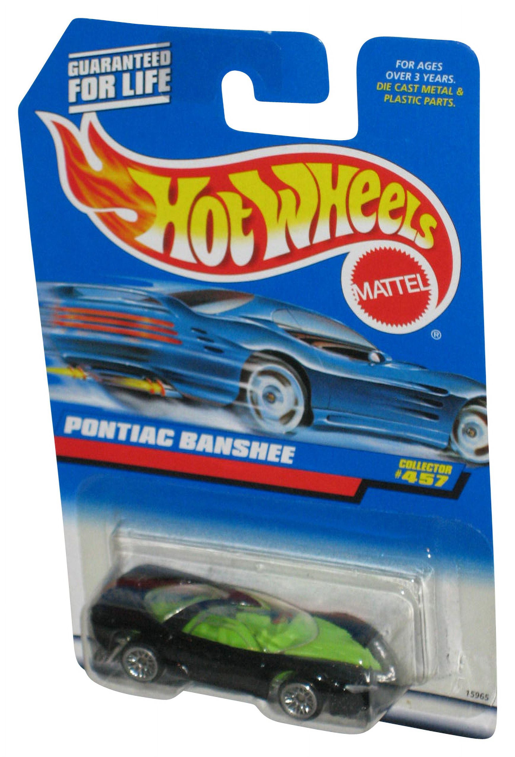 Hot Wheels Pontiac Banshee (1997) Mattel Black & Green Collector Car ...