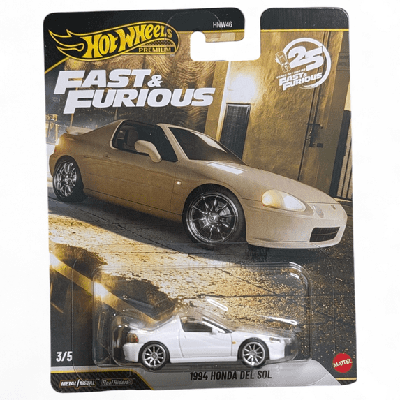 Hot Wheels Premium 2026 Fast & Furious 25 Years 1994 Honda Del Sol 3/5 ...