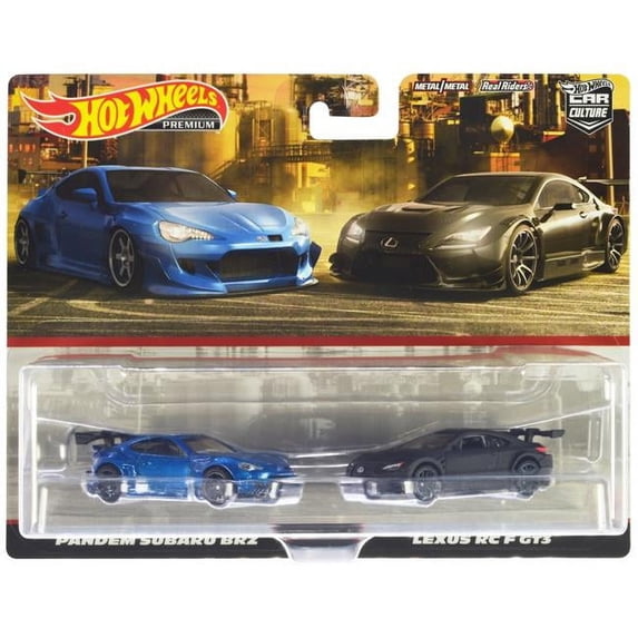 Hot Wheels 1/64 Twin Pack: Pandem Subaru BRZ & Lexus RC F GT3 Diecast ...