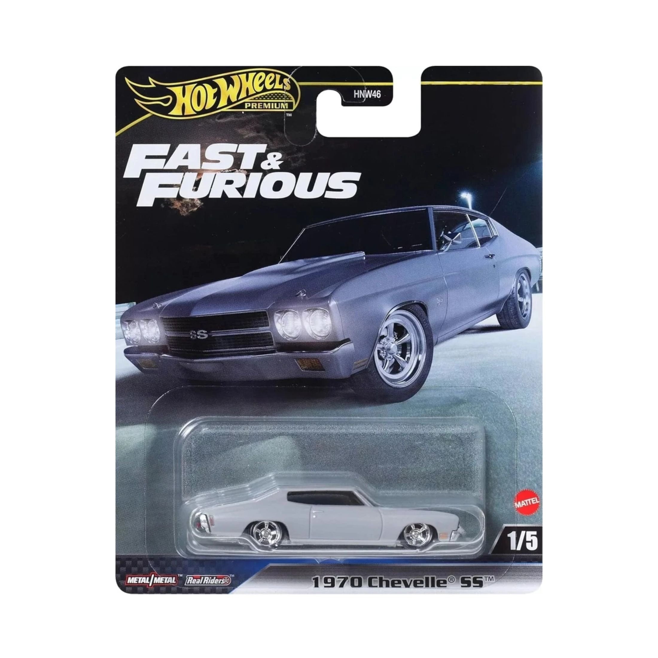Hot Wheels Premium Fast and Furious 2025 1970 Chevelle SS 1/5 Toy Car ...