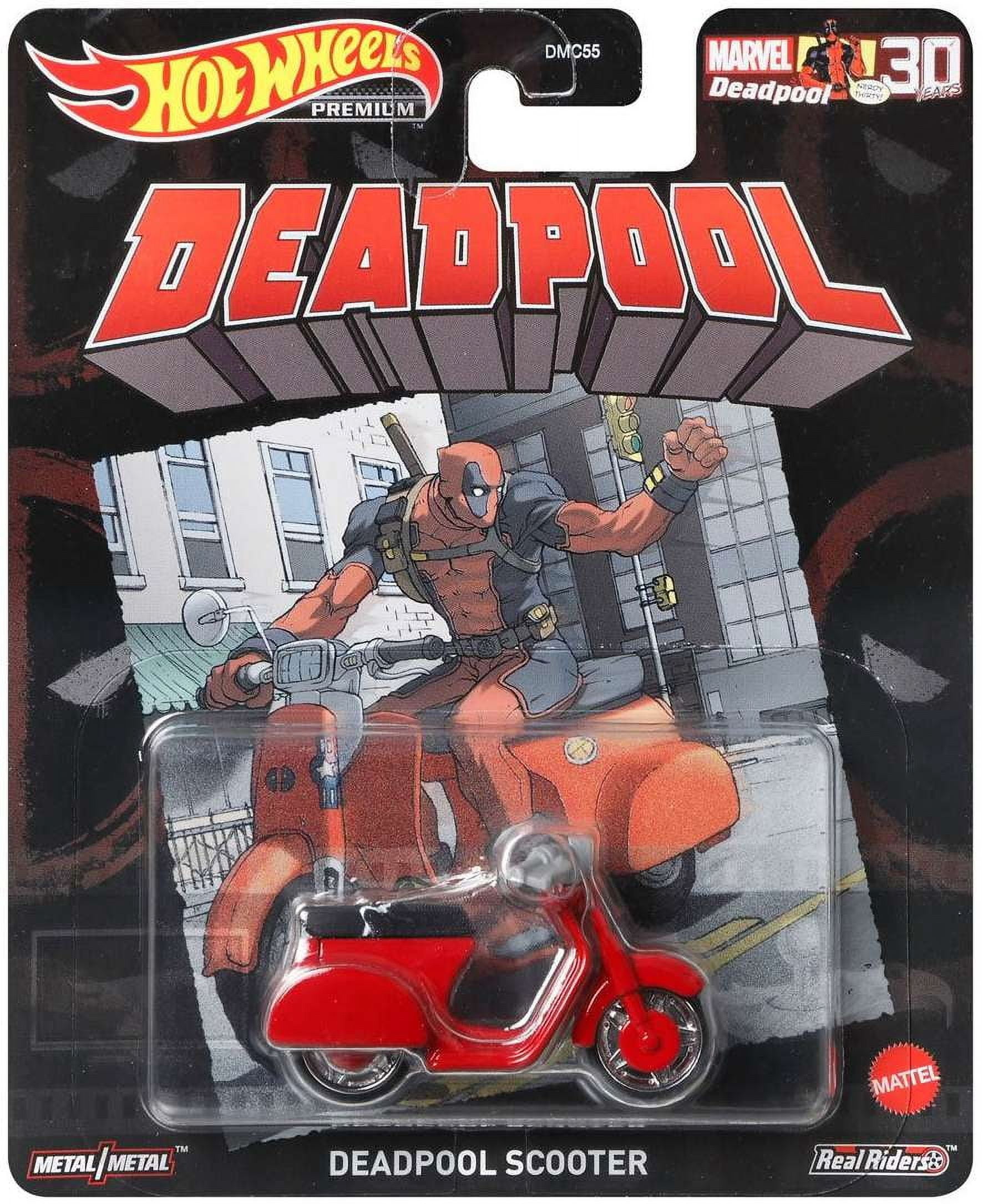 Marvel Premium Deadpool Scooter Die Cast Car - Walmart Business Supplies