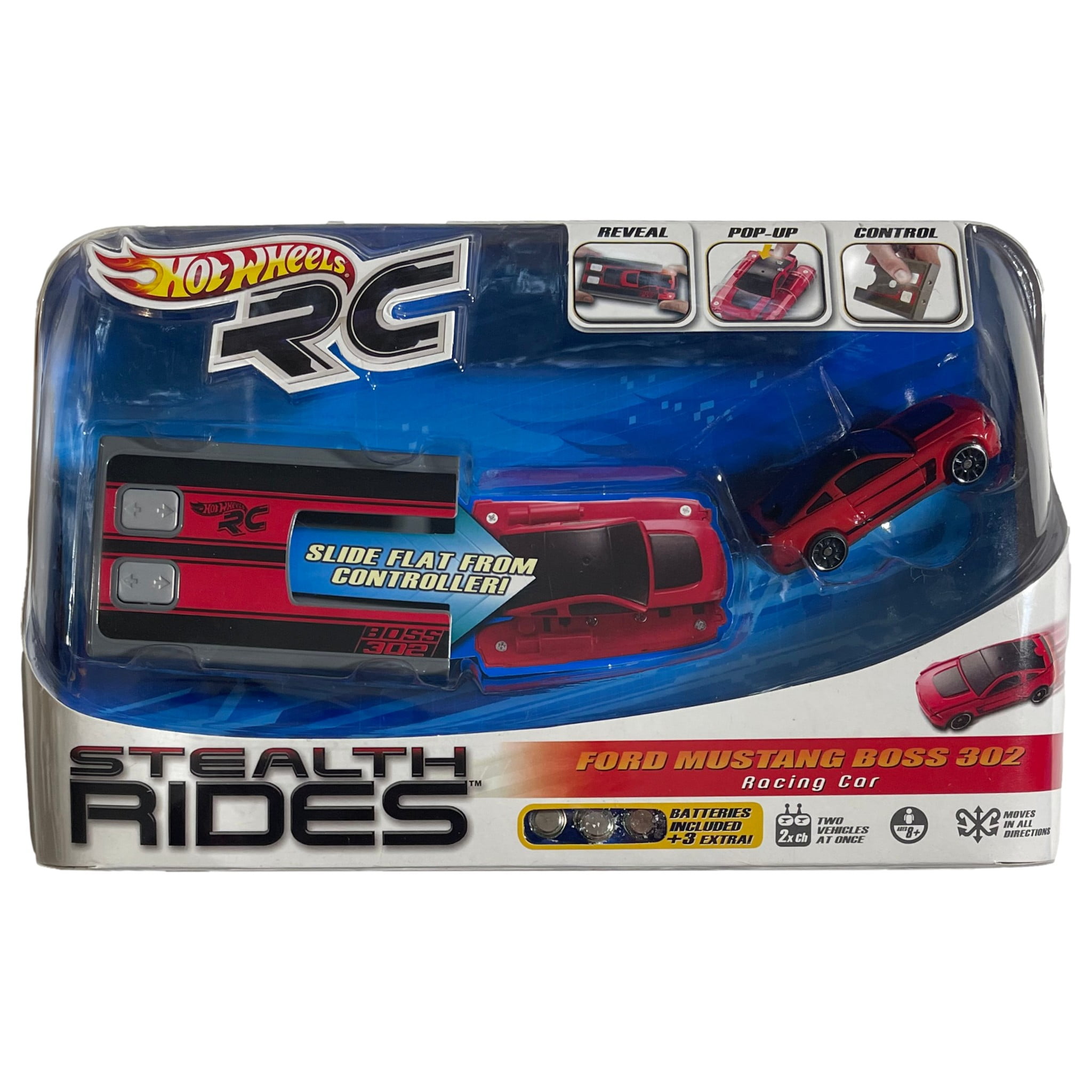 Hot Wheels RC Stealth Rides Ford Mustang Boss 302 Red Racing Car ...