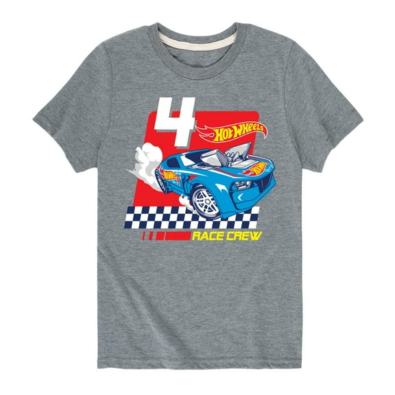 Hot Wheels - Lets Race Grid - Youth Boys Short Sleeve Graphic T-Shirt ...
