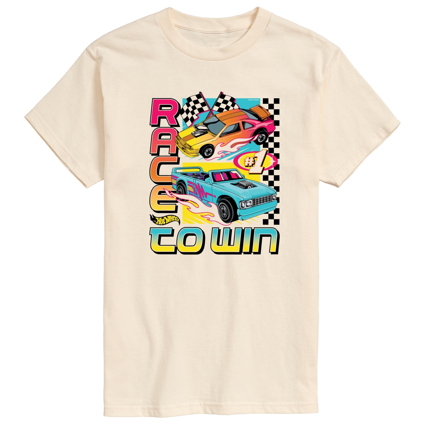 Hot Wheels - Race To Win - Men's Short Sleeve T-Shirt - Walmart.com