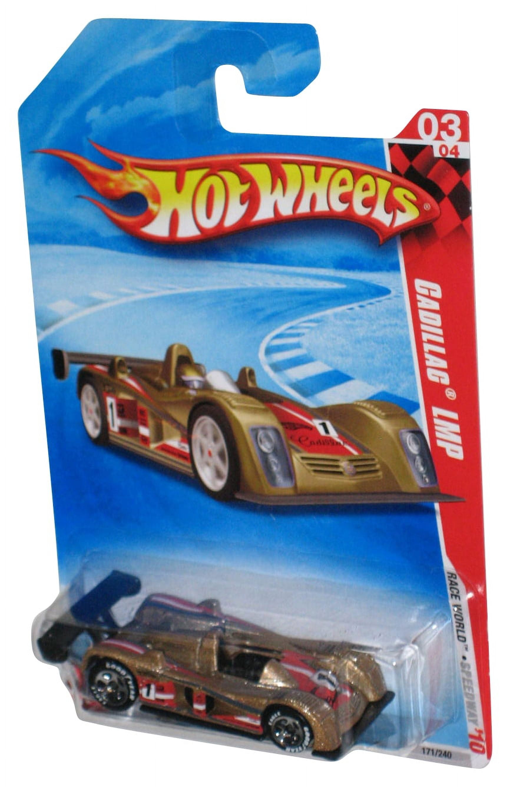 Hot Wheels Race World Speedway '10 Gold Cadillac LMP Toy Car 171/240 ...