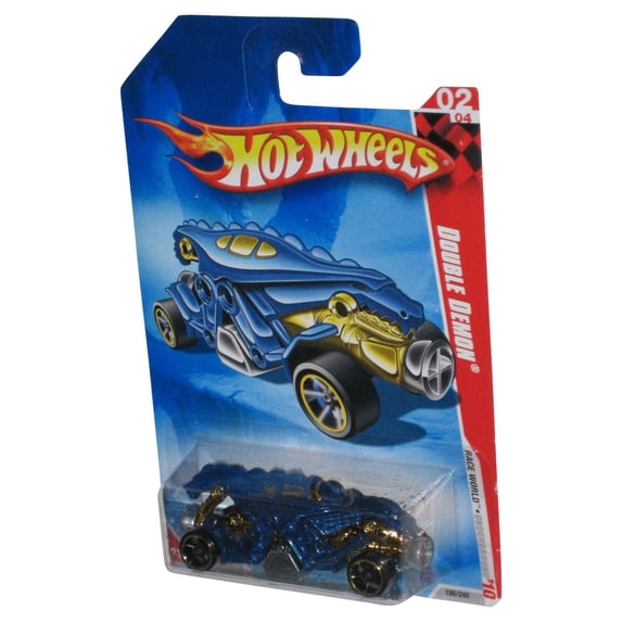 Hot Wheels Race World Underground '10 Blue Double Demon Toy Car 186/240 ...