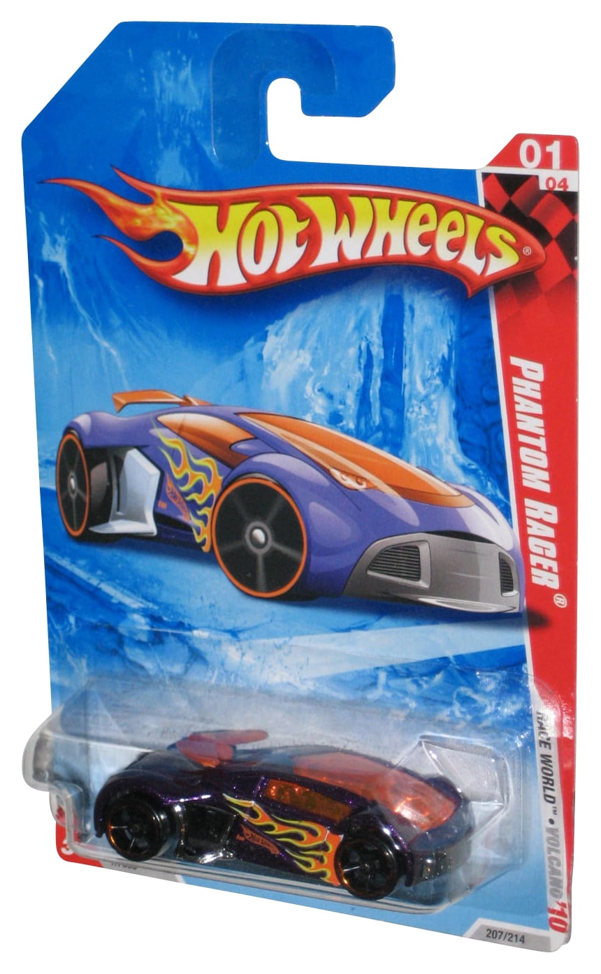 Hot Wheels Race World Volcano '10 Purple Phantom Racer Toy Car 207/214 ...
