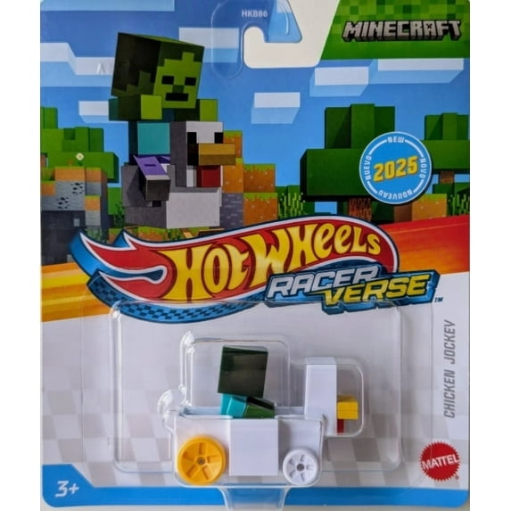 Hot Wheels Racer Verse Minecraft Chicken Jockey - Walmart.com
