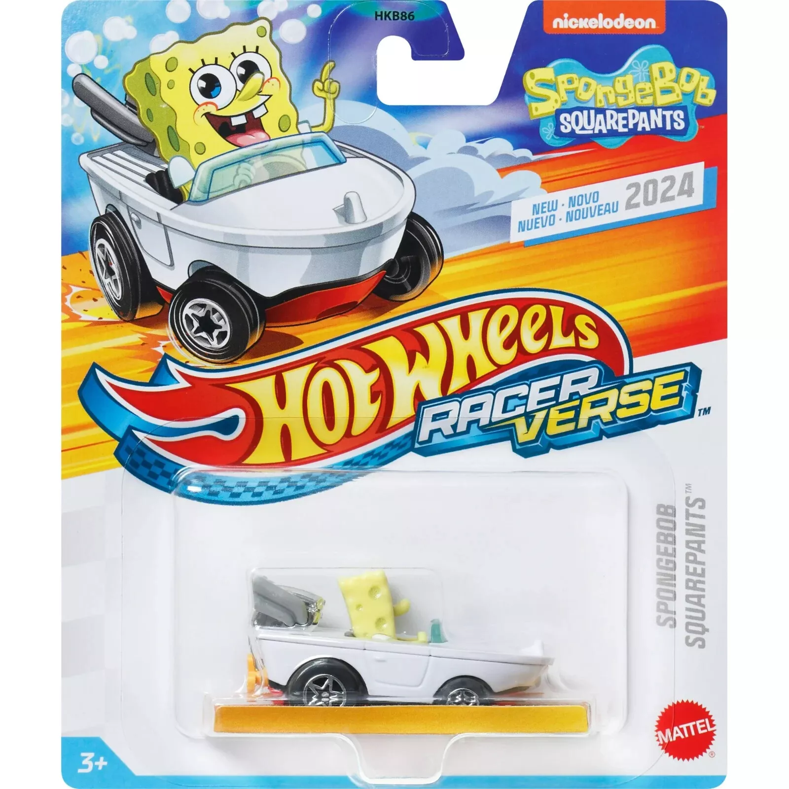 Hot Wheels Racer Verse SpongeBob SquarePants Diecast Vehicle - Walmart.com