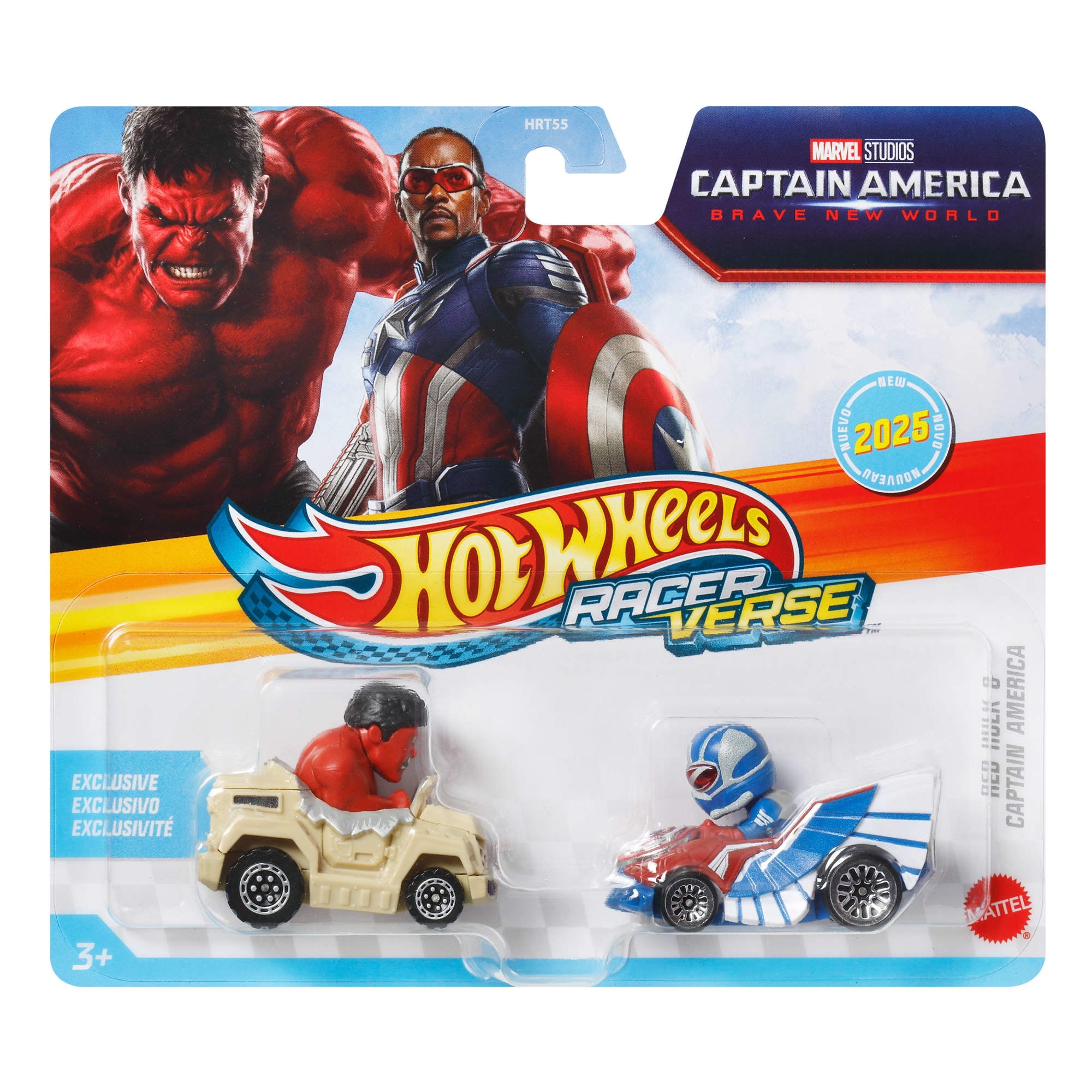 Hot Wheels RacerVerse Die-Cast Cars, Set of 2 Toy Vehicles with ...