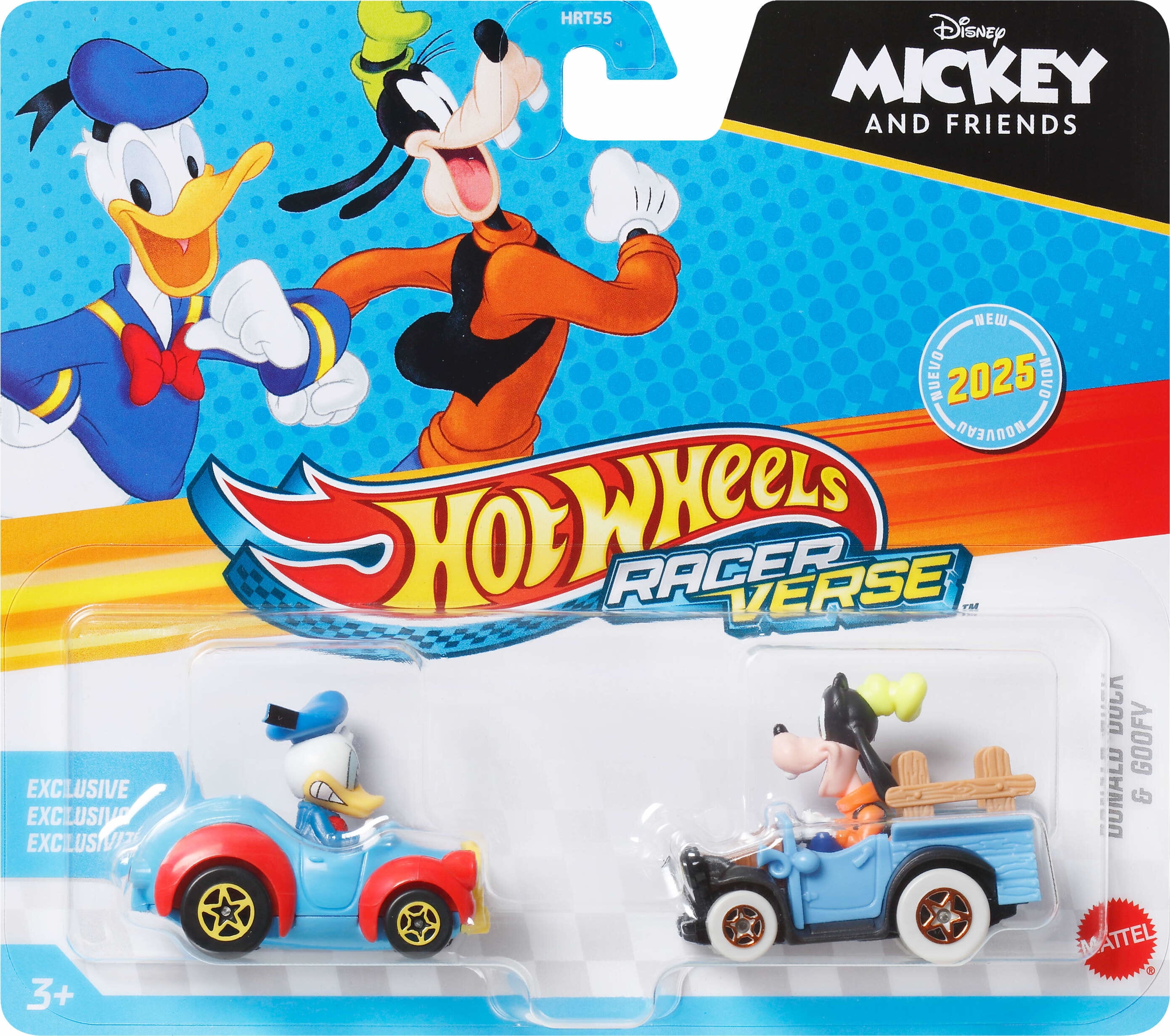 Hot Wheels RacerVerse Die-Cast Cars, Set of 2 Toy Vehicles with ...
