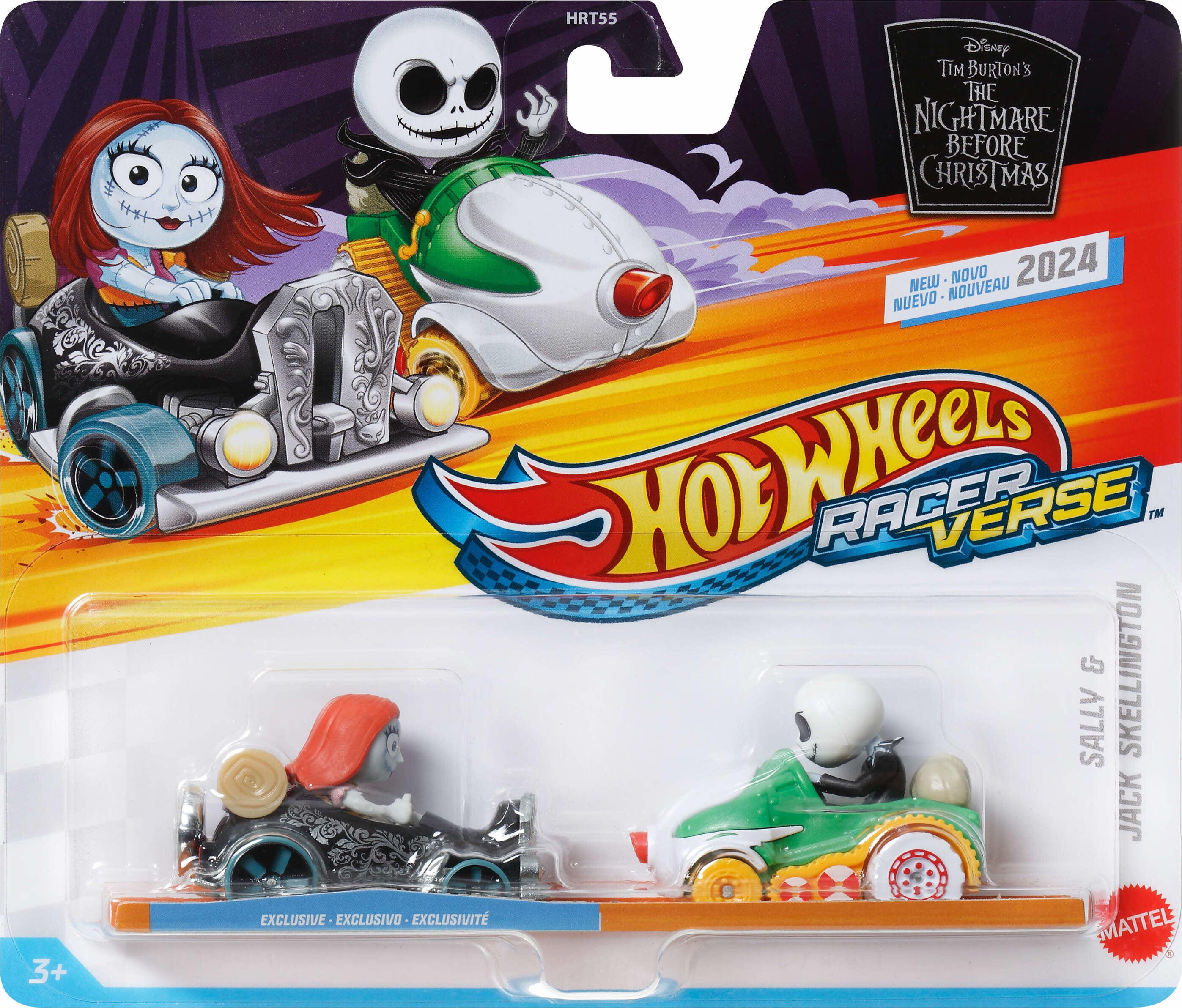 Hot Wheels RacerVerse Die-Cast Cars, Set of 2 Toy Vehicles with ...