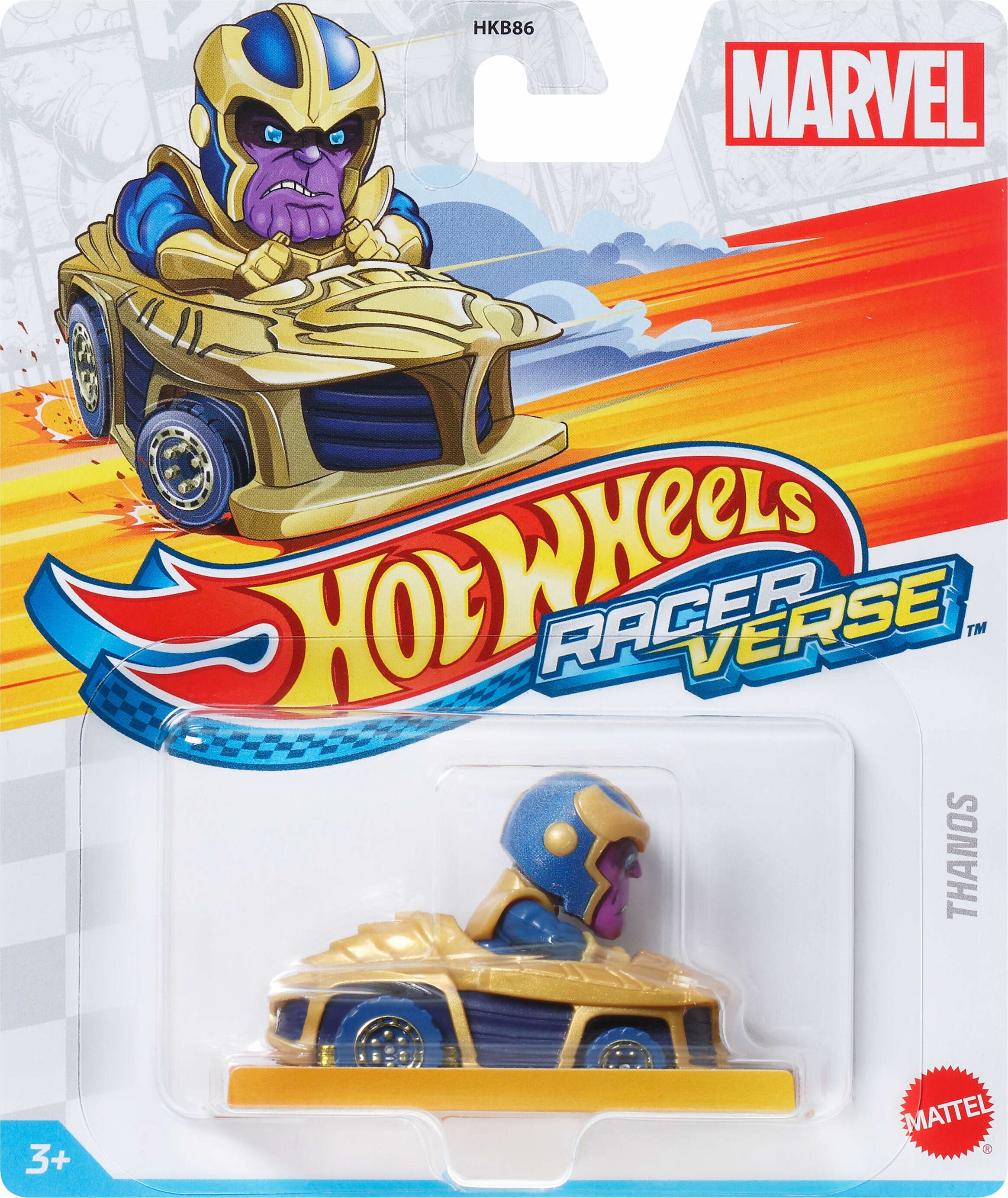Hot Wheels RacerVerse Die-Cast Vehicle with Pop Culture Character ...