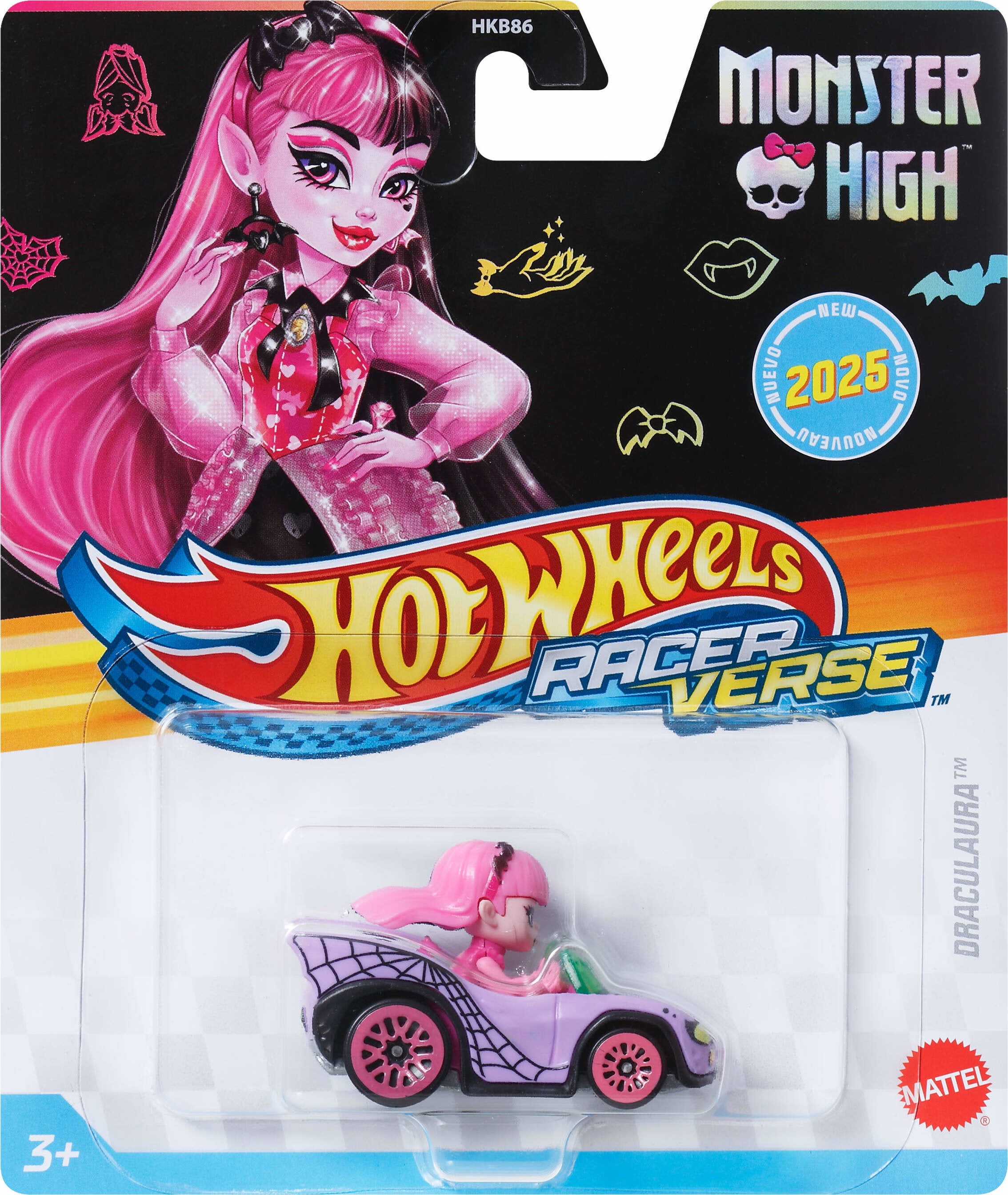 Hot Wheels RacerVerse Die-Cast Vehicle with Pop Culture Character ...