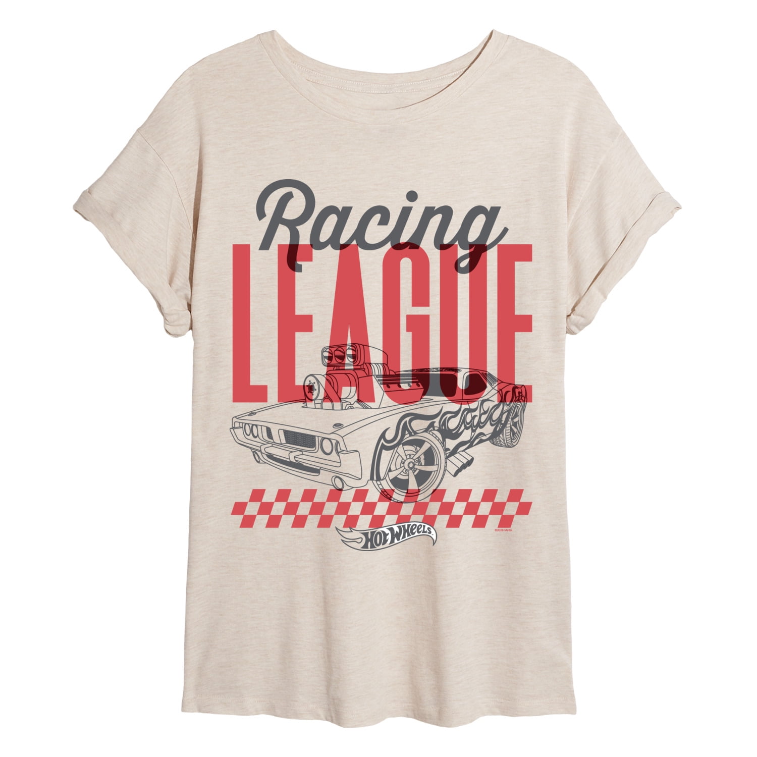 Hot Wheels - Racing League Overprint White Only - Juniors Oversized ...