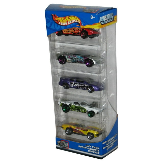 Hot Wheels Raptor Blast (2002) Mattel Gift Pack Toy Car 5-Pack Box Set ...