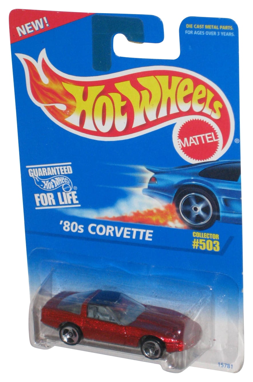 Hot Wheels Red '80s Corvette (1995) Mattel Collectors Toy Car #503 - (3 ...