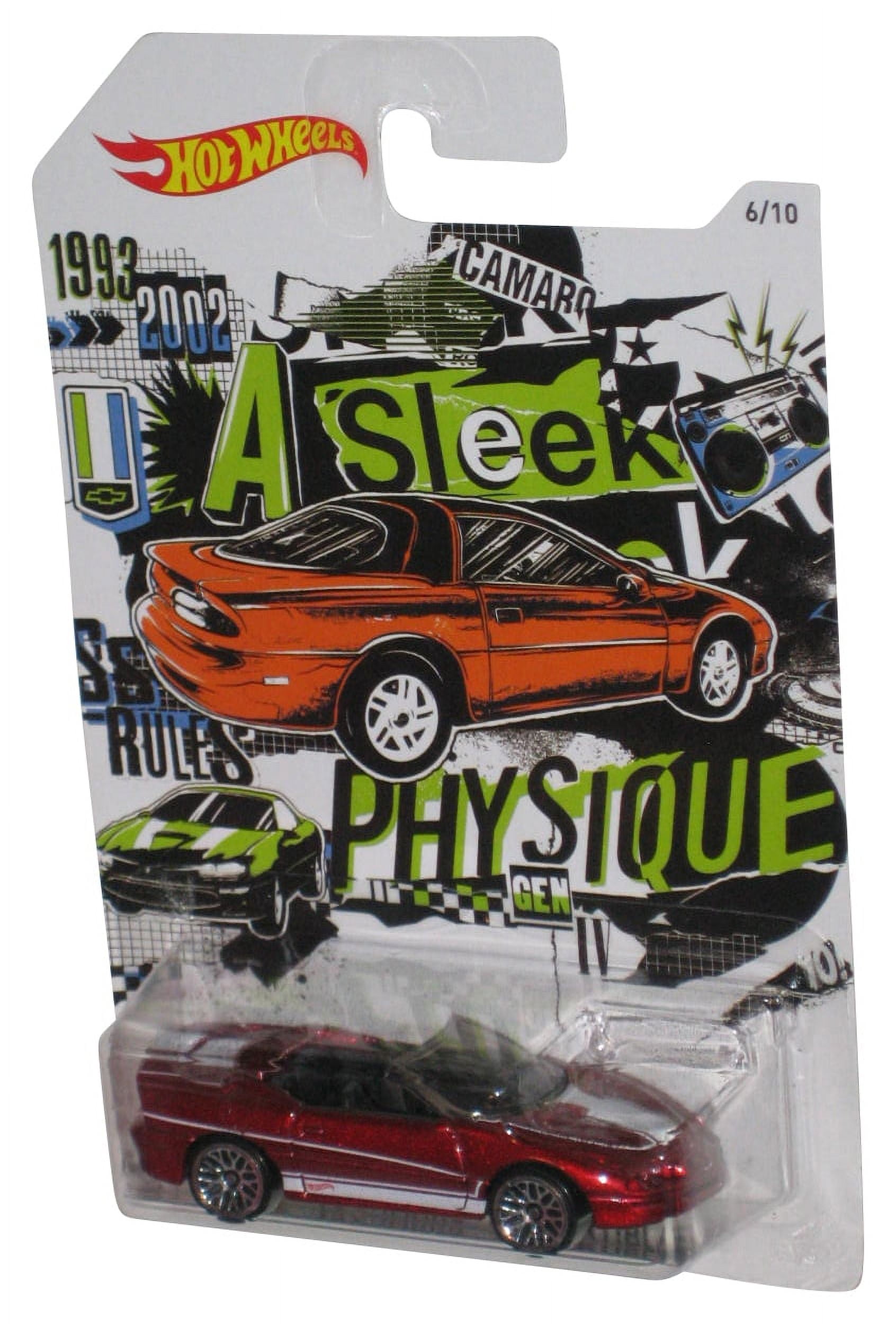 Hot Wheels Red '95 Camaro Convertible (2017) Mattel Die-Cast Toy Car 6/ ...