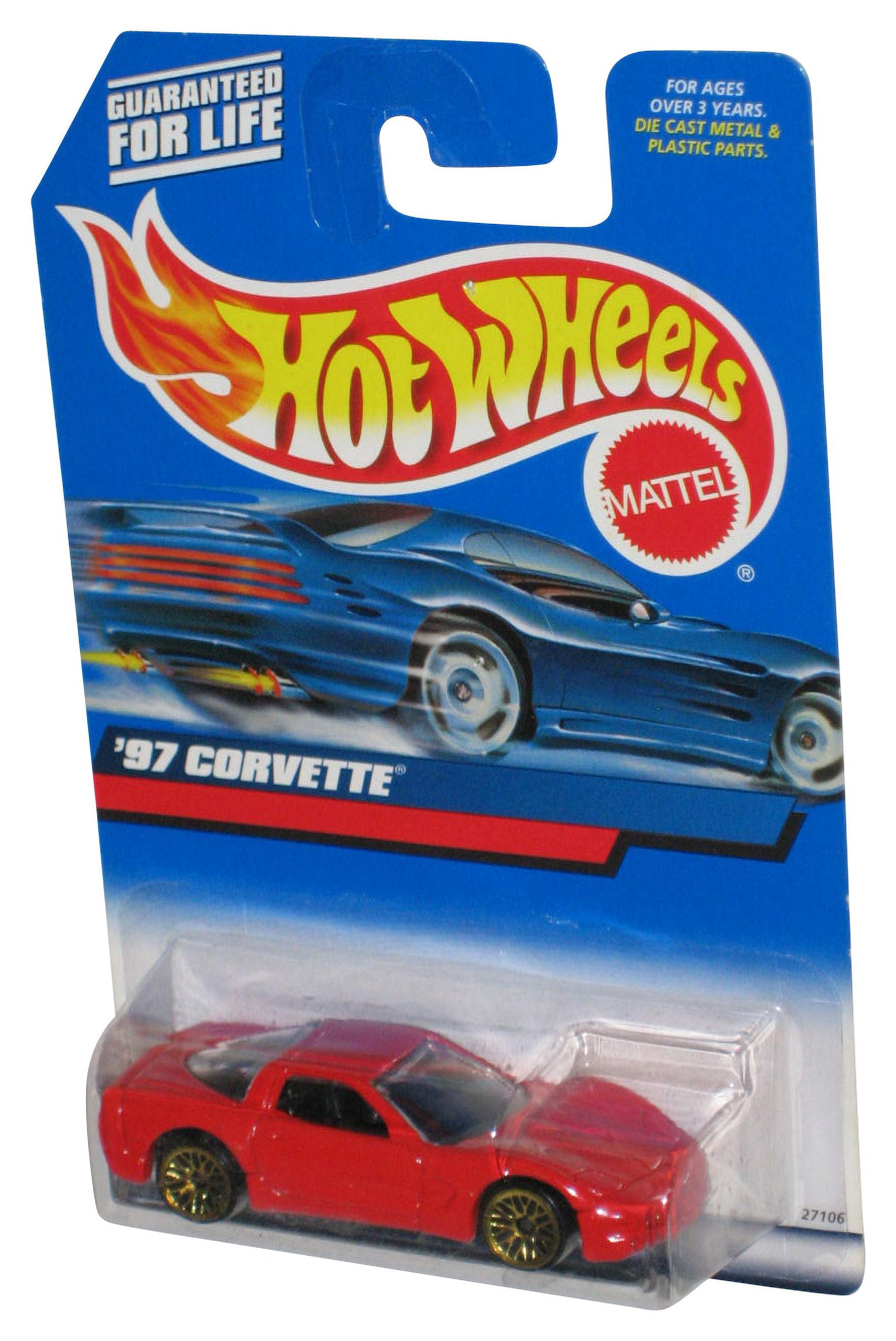 Hot Wheels Red '97 Corvette (2000) Mattel Die-Cast Toy Car #188 ...