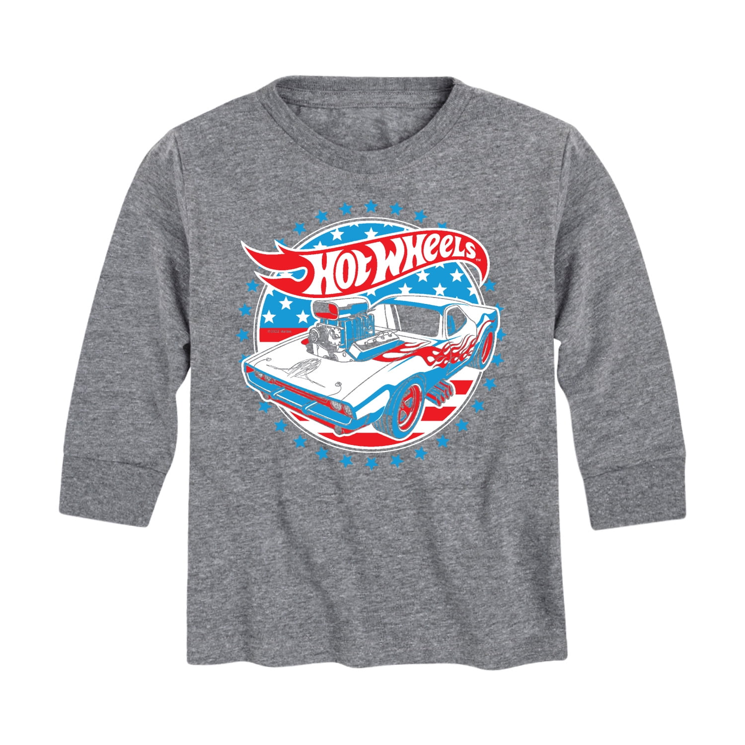 Hot Wheels - Red, White and Blue Muscle Car - Toddler And Youth Long ...