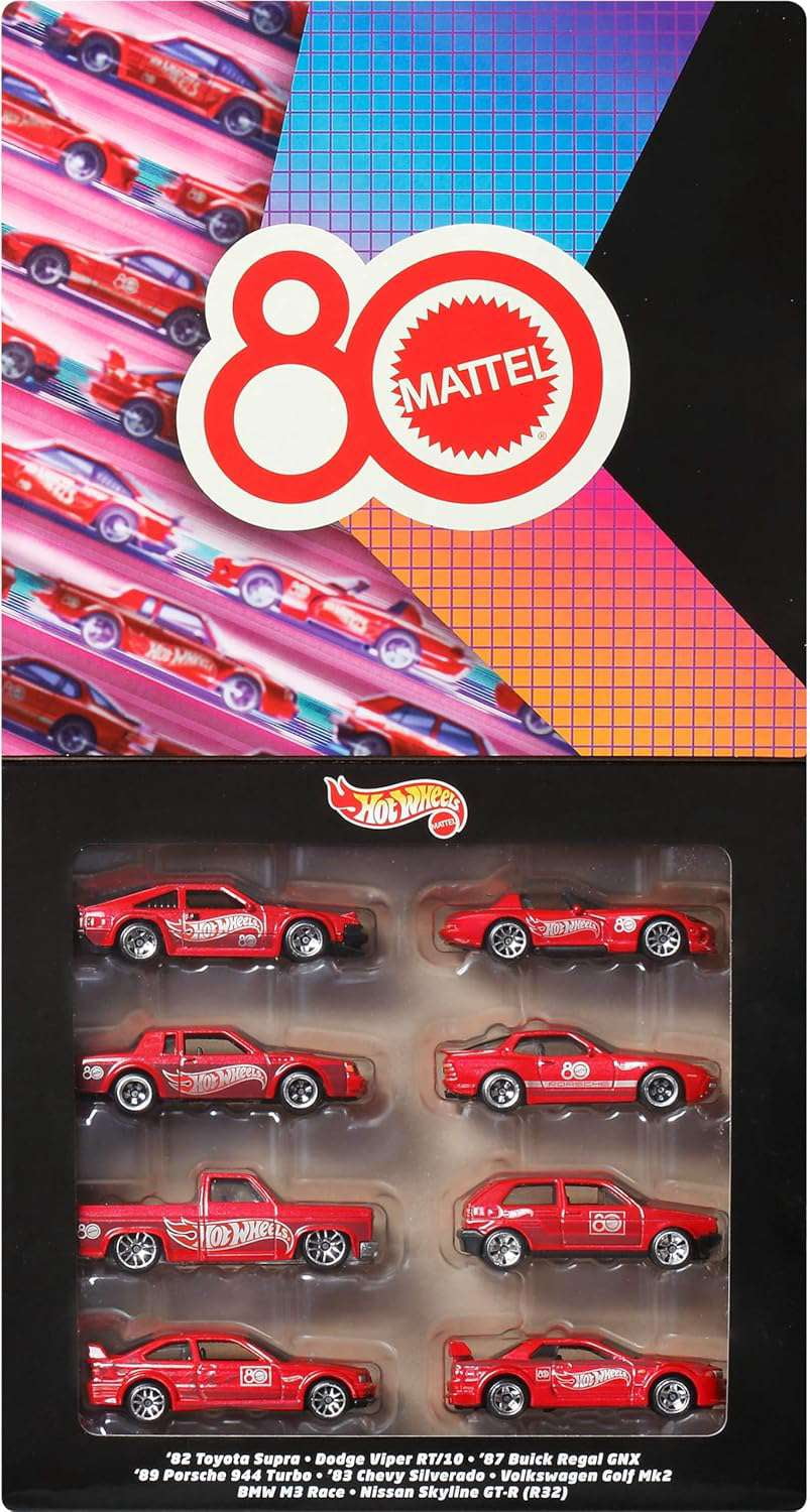 Hot Wheels Retro 1983 Chevy Silverado, 1982 Toyota Supra, 1987 Buick ...