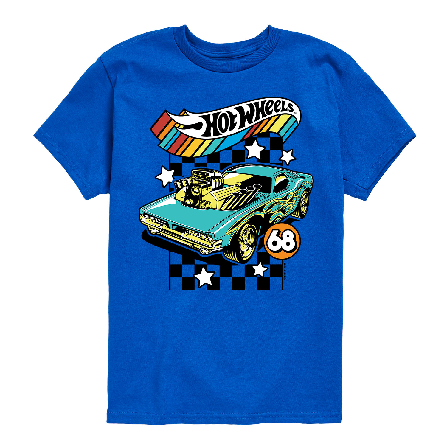 Hot Wheels - Retro 68 - Toddler And Youth Short Sleeve Graphic T-Shirt ...