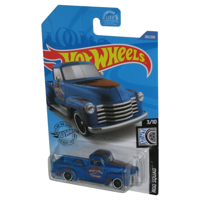 Hot Wheels Rod Squad 3/10 (2017) Blue '52 Chevy Toy Car 201/250 ...