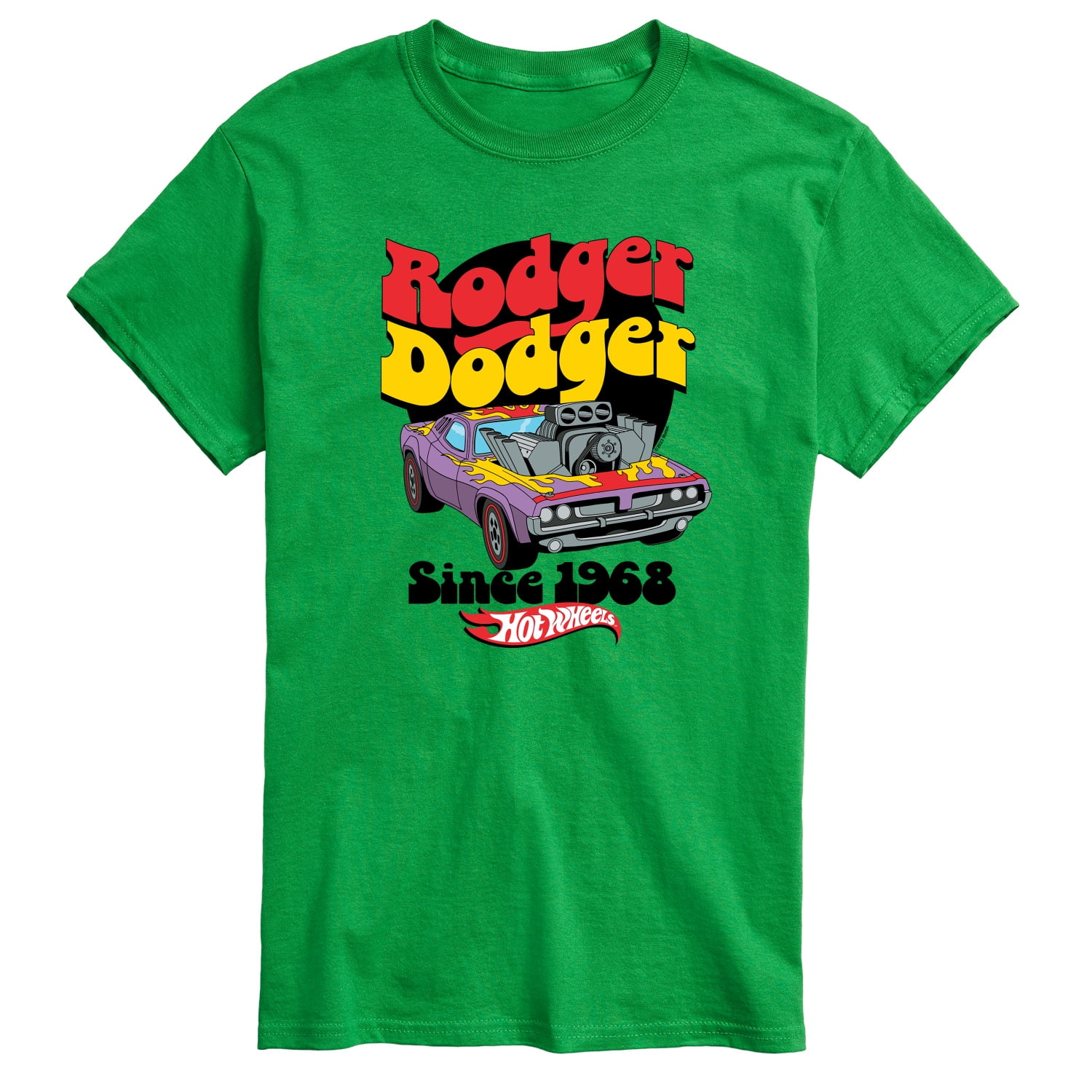 Hot Wheels - Rodger Dodger 70S - Men's Short Sleeve T-Shirt - Walmart.com