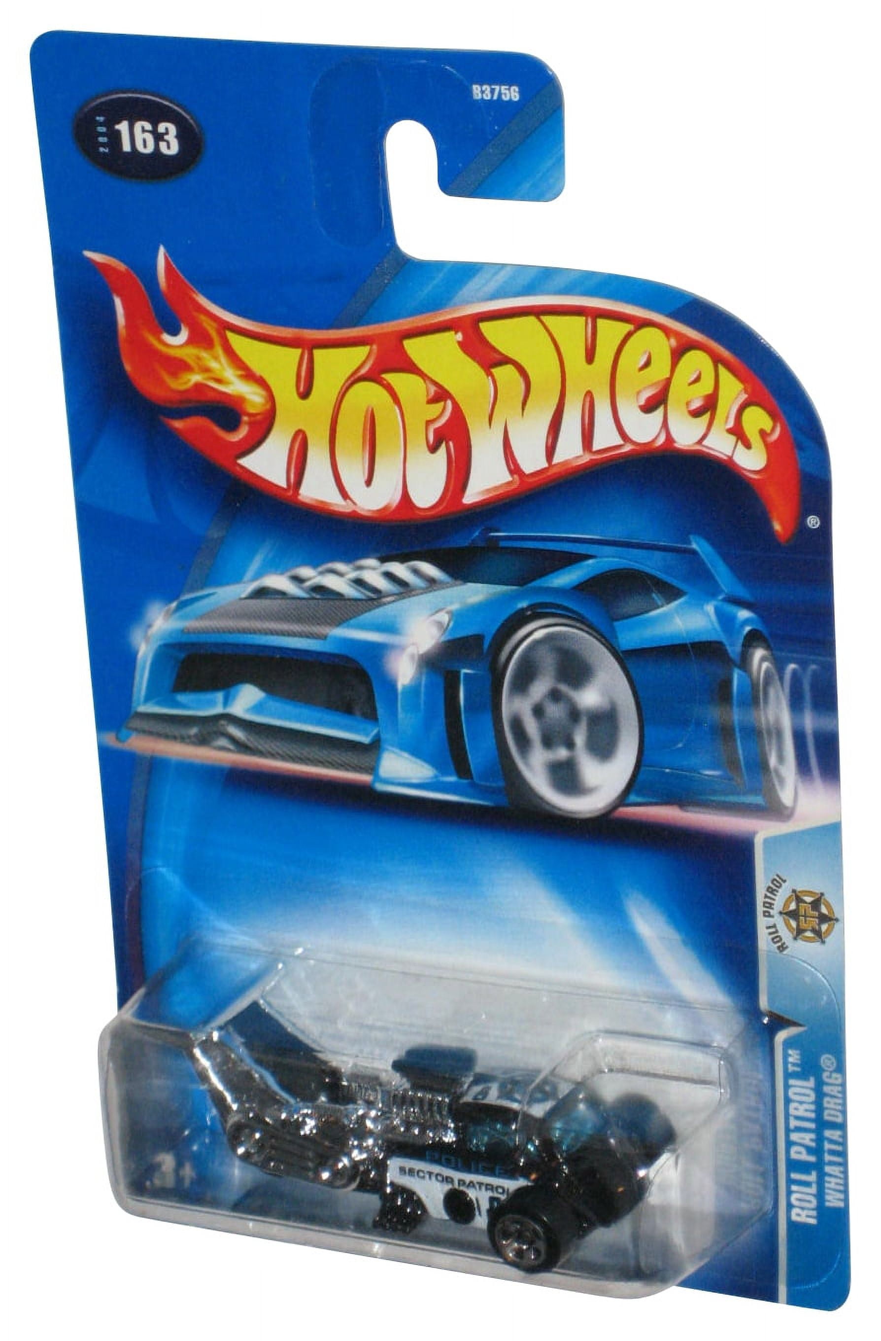 Hot Wheels Roll Patrol Whatta Drag (2004) Black Sector Patrol Toy Car ...
