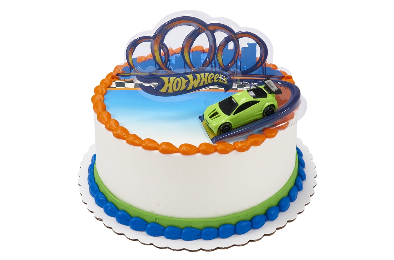 Hot Wheels Round Cake - Walmart.com