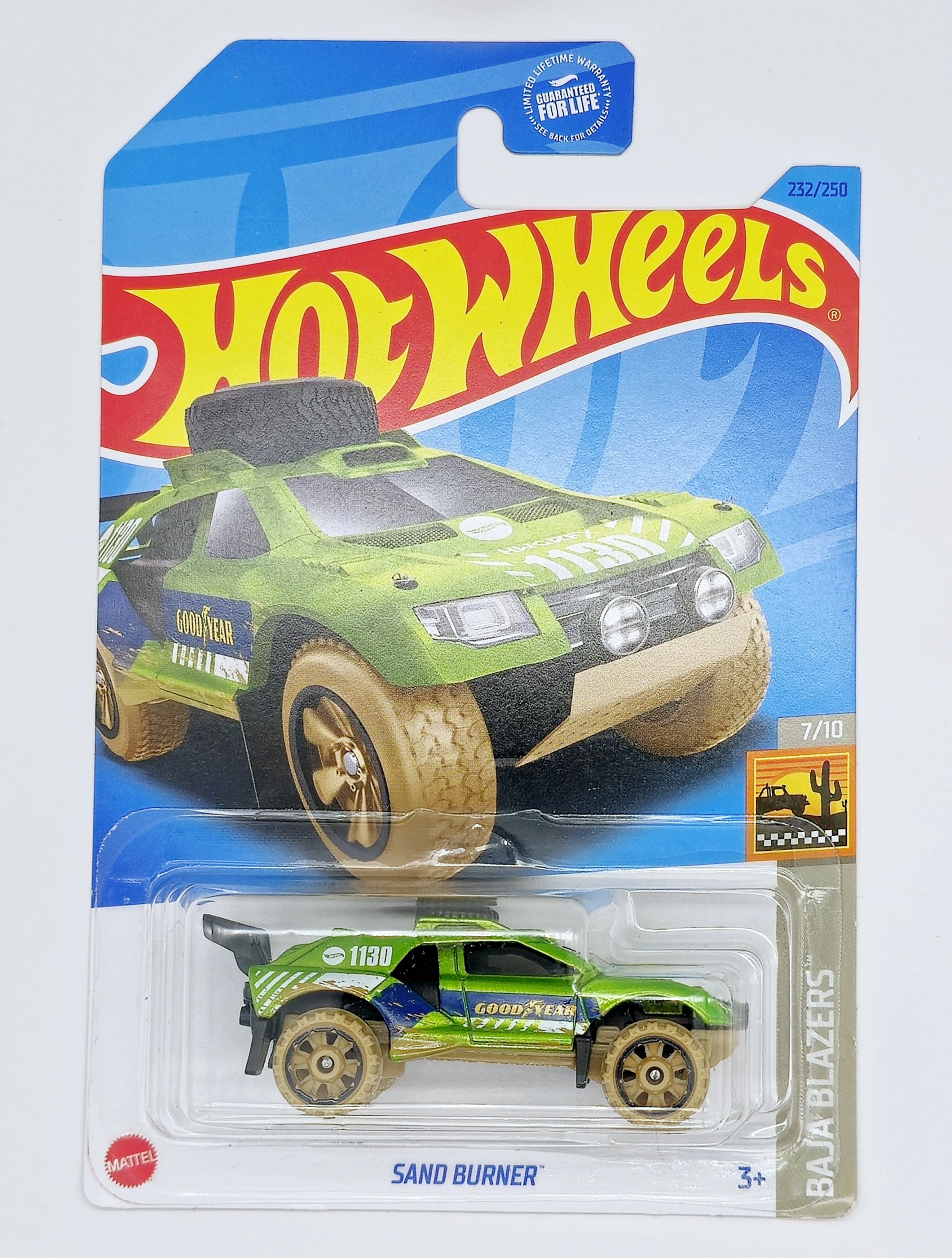 Hot Wheels Sand Burner Green 2023 Baja Blazers 7/10 - Walmart.com