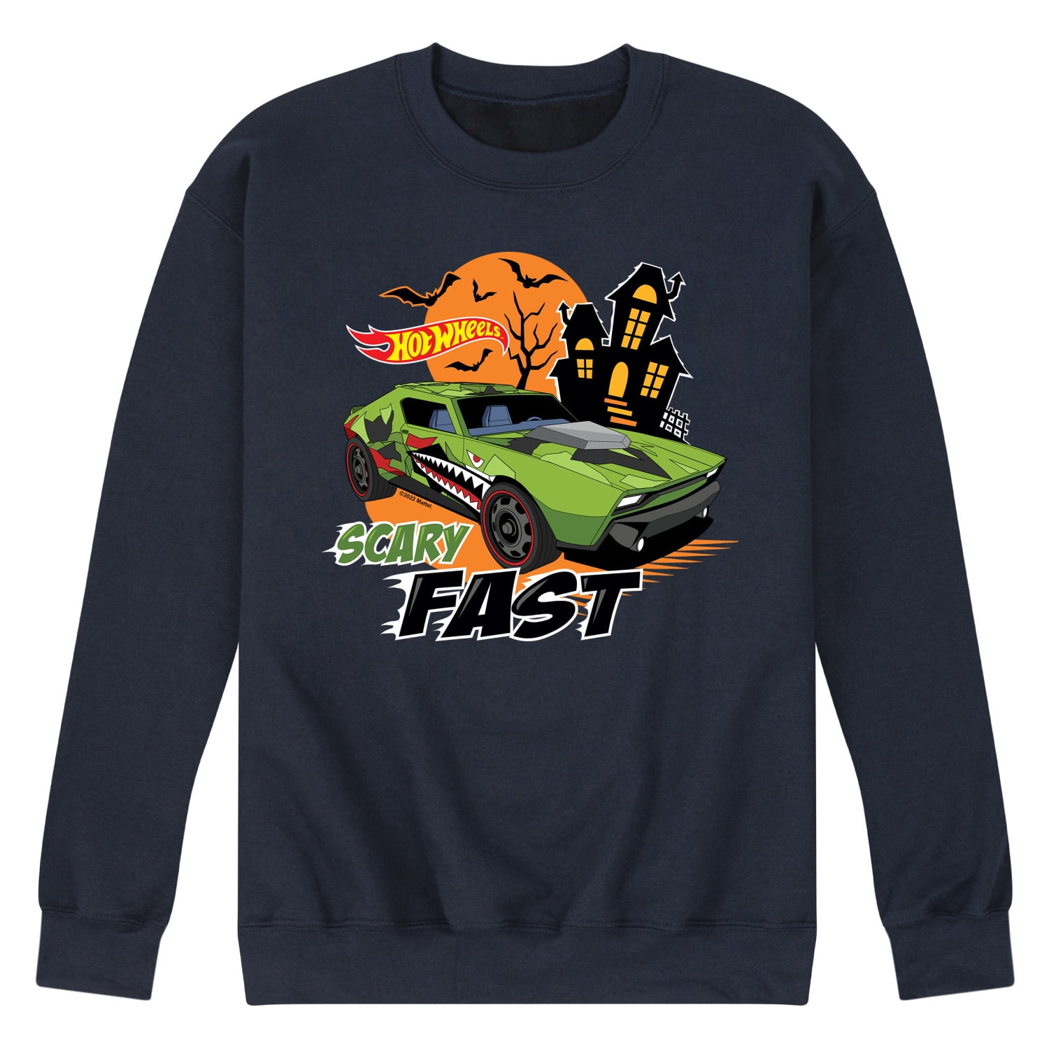 Hot Wheels - Scary Fast - Men's Crew Fleece Sweatshirt - Walmart.com
