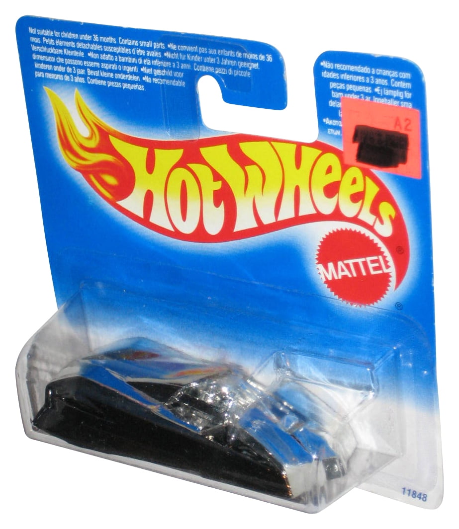 Hot Wheels Shadow Jet II (1995) Mattel Silver Toy Car - (Short Card ...