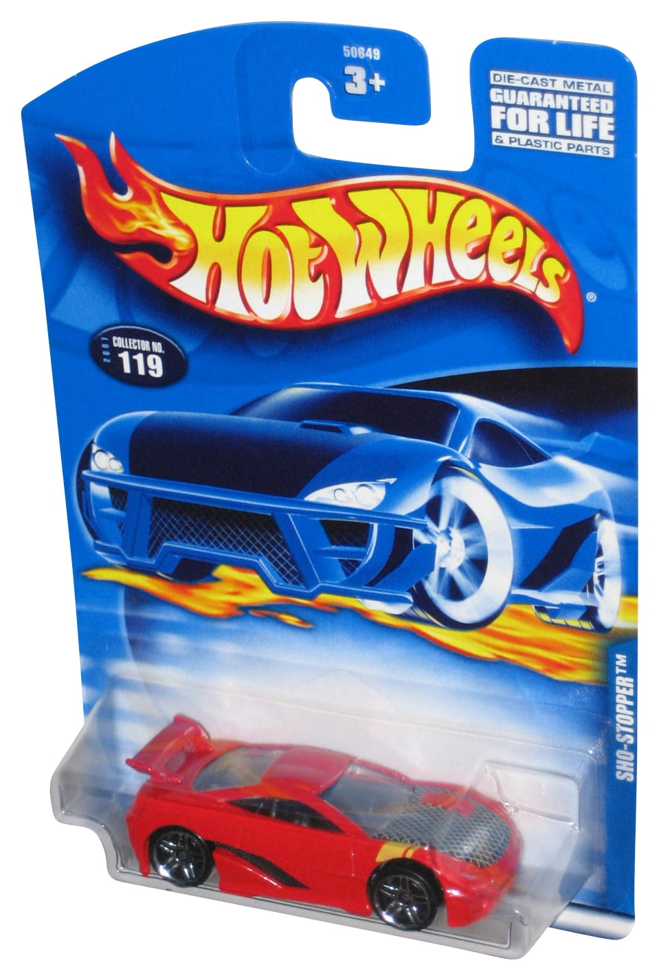 Hot Wheels Sho-Stopper (2001) Red Collector Toy Car #119 - Walmart.com