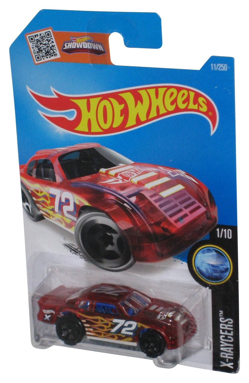 Hot Wheels Showdown X-Raycers 1/10 (2015) Red Toy Car 11/250 - Walmart.com